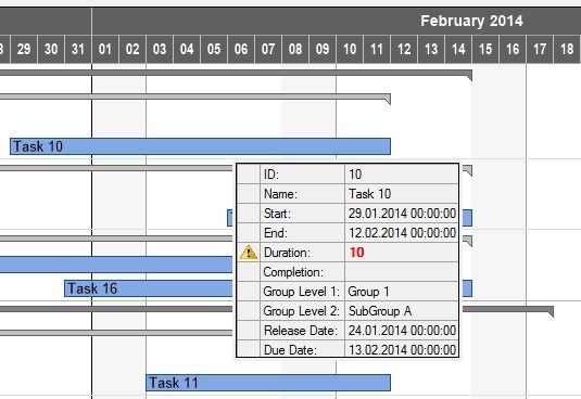 Gantt Chart Tips&Tricks: How to design a stylish tooltip